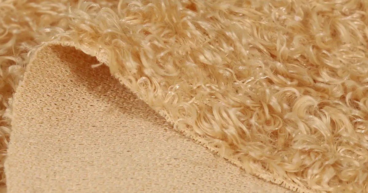 Brown Asta Plush Fabric C082S1046P60